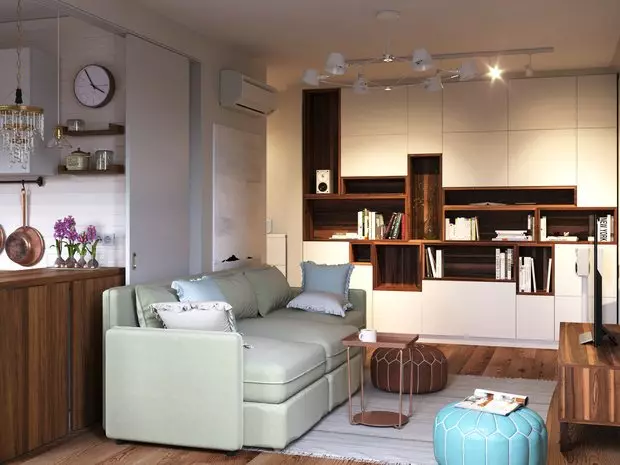 Foto: Kamar Urip ing Gaya Modern, Diposaken ing Praktis, Obi, Obi - Photo