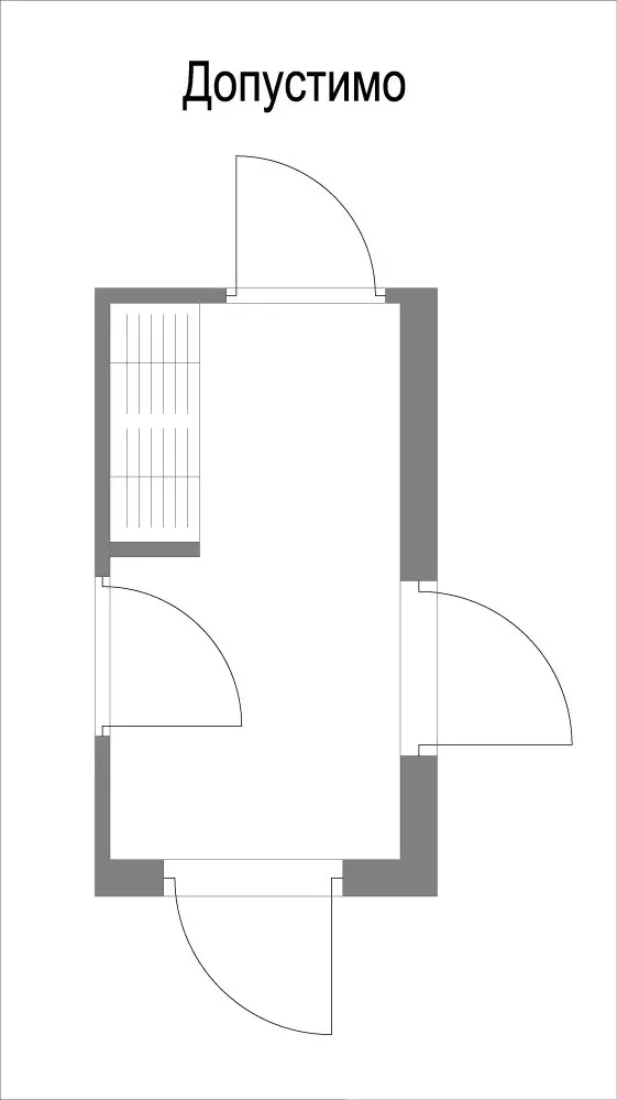 照片：在風格，小型公寓，提示，重建，Nikita Morozov，KM工作室，COPE-M-SAI，COPE-M-SAIL的一室公寓，規劃小型風險錯誤 - 照片