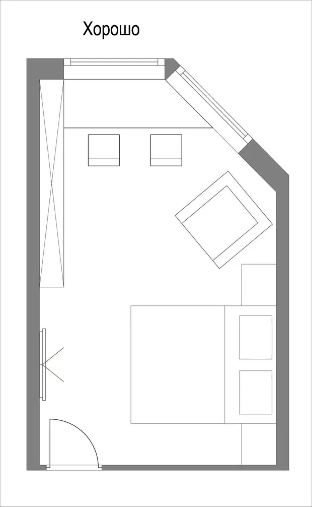 照片：規劃風格，小公寓，提示，重建，Nikita Morozov，KM工作室，COPE-M-SAU，1臥室公寓，在COPE-M-SAIL，規劃小型錯誤 - 照片