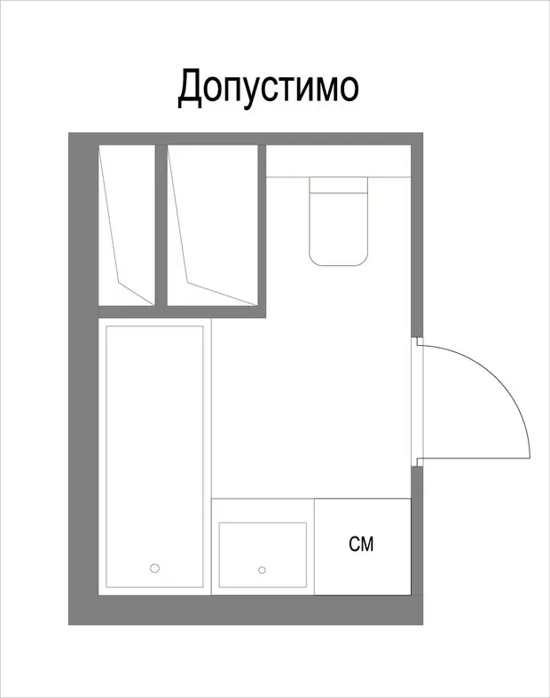 Photo: Planning in style, small apartment, tips, redevelopment, Nikita Morozov, Km Studio, Cope-M-sail, 1 Bedroom apartment in Cope-M-sail, errors in planning small-sized - Photo