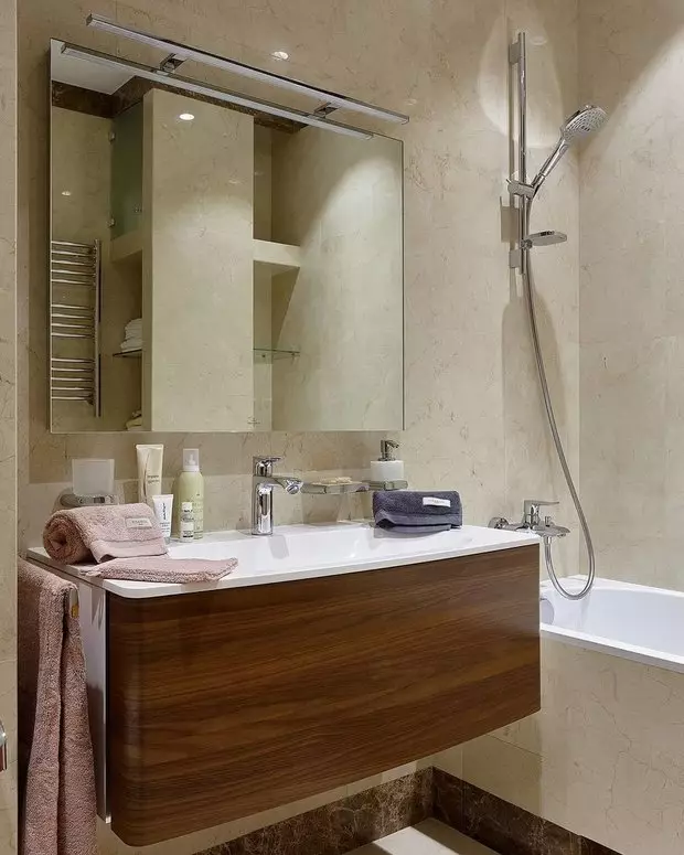 Photo: Dans le style, salle de bain, moderne, conseils, Nikita Morozov, km studio, plomberie - Photo