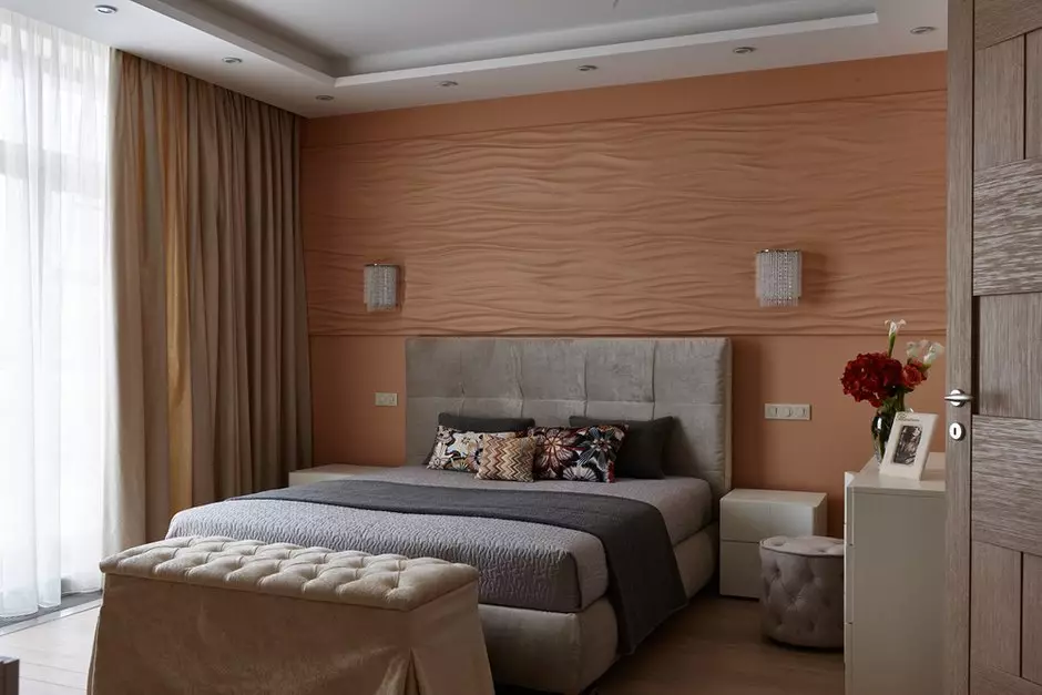 Foto: Kamar Tidur Dengan Gaya Modern, Rumah, Proyek Minggu, Rumah dan Pondok, Nikita Morozov, Km Studio, Moscow Region, Townhouse - Foto