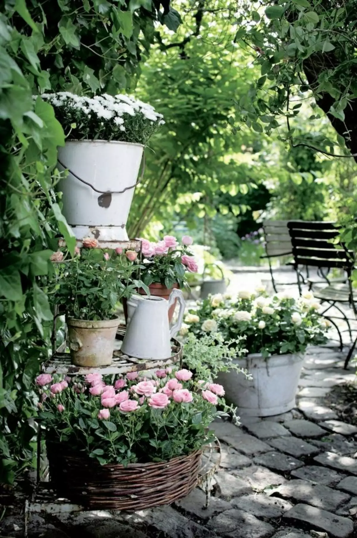 Foto: Style, Landschaft, Haus und Häuschen, wie man den Landsgebiet ausrüste, Derevo Park, Ideen für den Garten - Foto