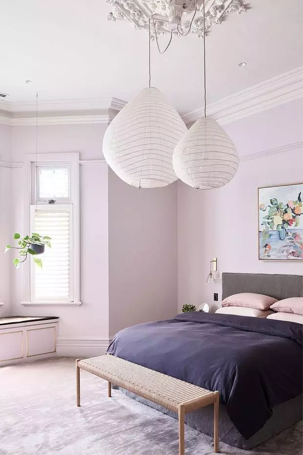 Foto: Provence dan Kamar Tidur Negara, Warna Di Interior, Tips, Interior Gamut Warna, Kombinasi Warna, Julia Malysheva, Made, Interior Apartemen Musim Dingin, Tips Profi - Foto