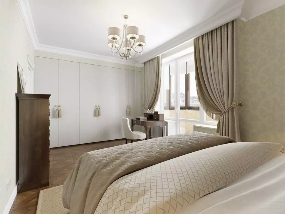 Photo: Classic style bedroom, eclectic, apartment, russia, im, white, project week, beige, turquoise, St. Petersburg, Selva, Bork, Arizzi, Interior Design Studio, Pavel Polynov, Fine Art Lamps, Redevelopment, Repair Treshka, Marko Ferutti, CC-Tapis, Vittorio Grifoni, Elegant Shades, Sigma Elle Due, Busnelli Fornarina, Devon & Devon, Hoesch, Grazia, Style American Classic - Photo