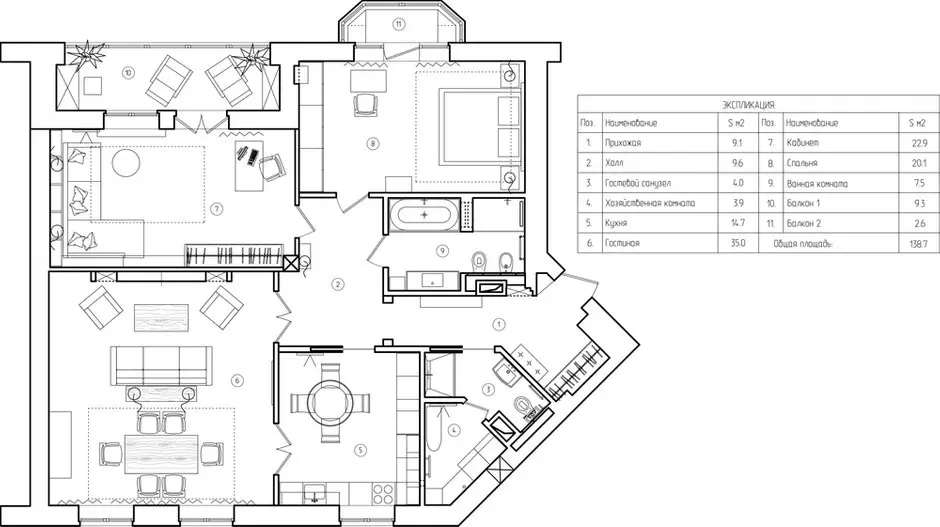 Foto: Planado laŭ stilo, klasika, eklektika, apartamento, Rusujo, im, blanka, projekto de la semajno, flavgriza, turkiso, Sankt-Peterburgo, Selva, Bork, Arizzi, Interior Design Studio, Pavel PylOV, Fajnaj artaj lampoj, renovigado, Tresreska Riparo, Marko Ferutti, CC-Tapis, Vittorio Grifoni, Elegantaj Ombroj, Sigma Elle Pro, Busnelli Fornarina, Devon & Devon, Hoesch, Grazia, stilo American Classic - Foto