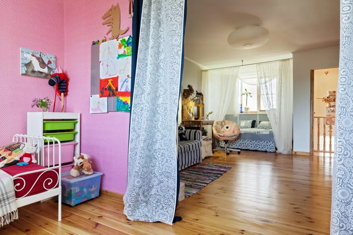 Foto: Kinders in die styl van Provence en land, huis, projek van die week, huisie, huis en huisie, Wit-Rusland, Minsk, 2 kamers, 60-90 meter, Sweet Home, Alena Erashevich, Ilya Erashevich - Foto