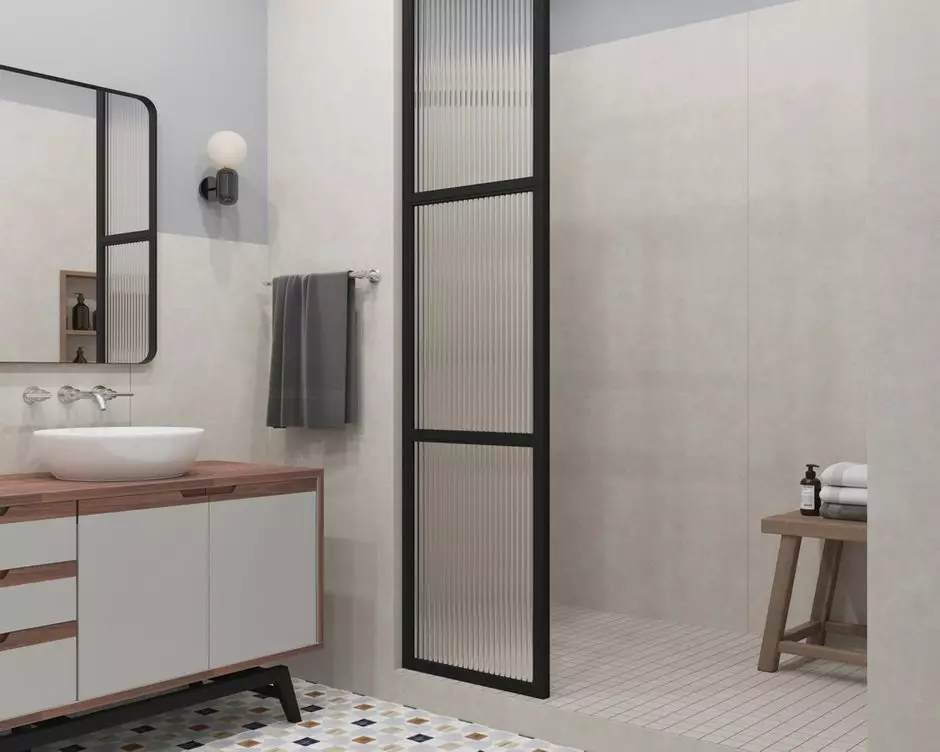 Foto: Bagno in stile Minimalismo, Appartamento, Miele, Progetto della settimana, San Pietroburgo, Nuovo edificio, Oksana Murakova, Om Design, Margarita Repina, 2 camere, 60-90 metri, Mattone monolitico, Premium - Foto