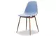 Chaise bleue bleu / bois de cow-boy