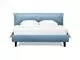 Queen Anastasia L 160x200 Bed Blue