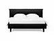 Mpanjakavavy Anastasia L 160x200 Bed Black