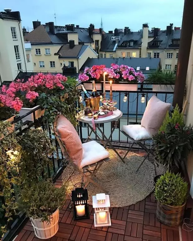 Foto: Style, balkon, tips, balkon yn appartemint, Leroy Merlin, Balkonske simmer - Foto