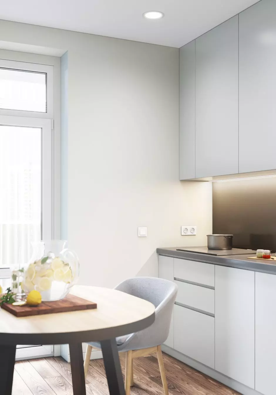 Projeto da semana: apartamento com um quarto com área de estar na cozinha 274431_5