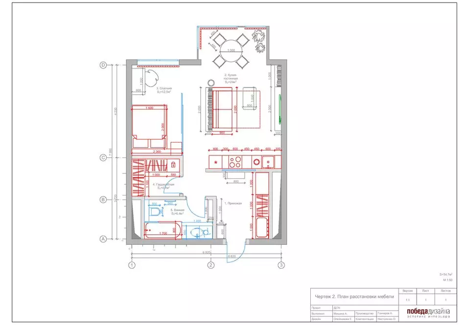 Setmana de l'estudi: Redevar un odnushki incòmode en un edifici nou 274459_20