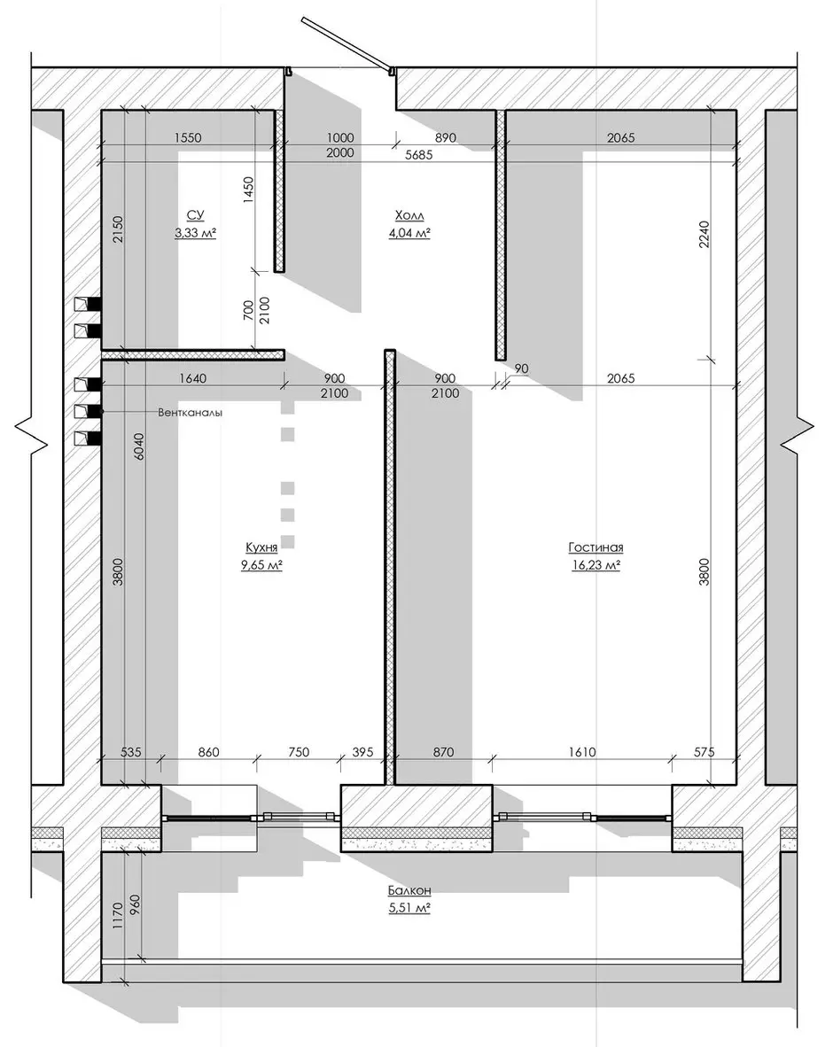 Zdjęcie: Planowanie w stylu, skandynawskim, małym mieszkaniu, apartament, projekt tygodnia, Moskwa, ceglany dom, 1 pokój, do 40 metrów, REROOMS.RU - Zdjęcie