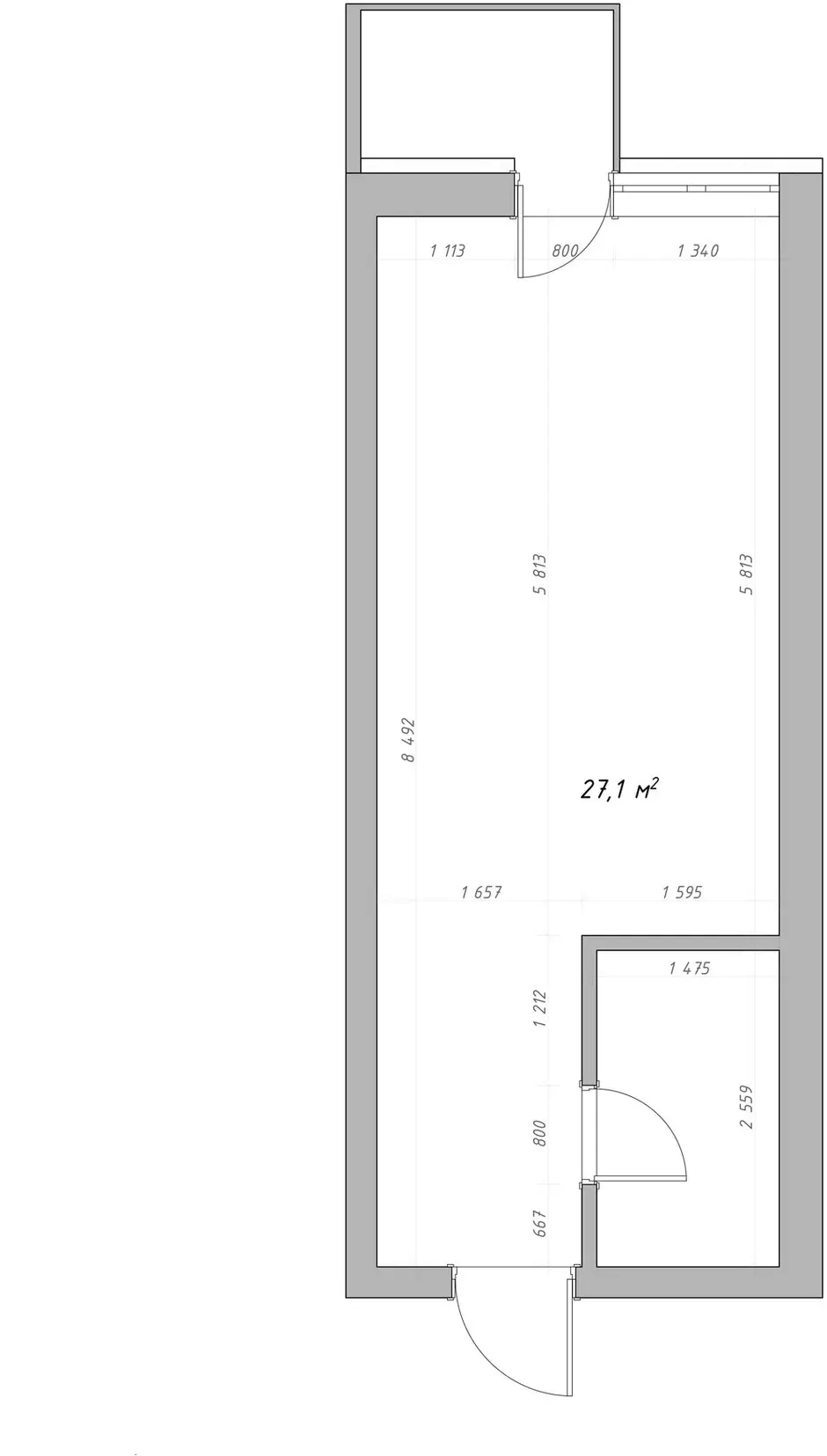 Studio savaitė: 27 kvadratai jaunai šeimai