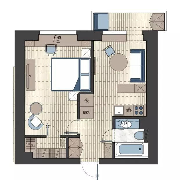 Què cal tenir en compte en la reparació d'un petit apartament