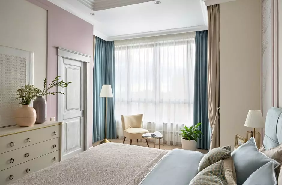 Foto: Schlafzimmer im Stil von Modern, Classic, Wohnung, Projekt der Woche, Moskau, Natalia Preobrrazhenskaya, Innenarchitektur Studio