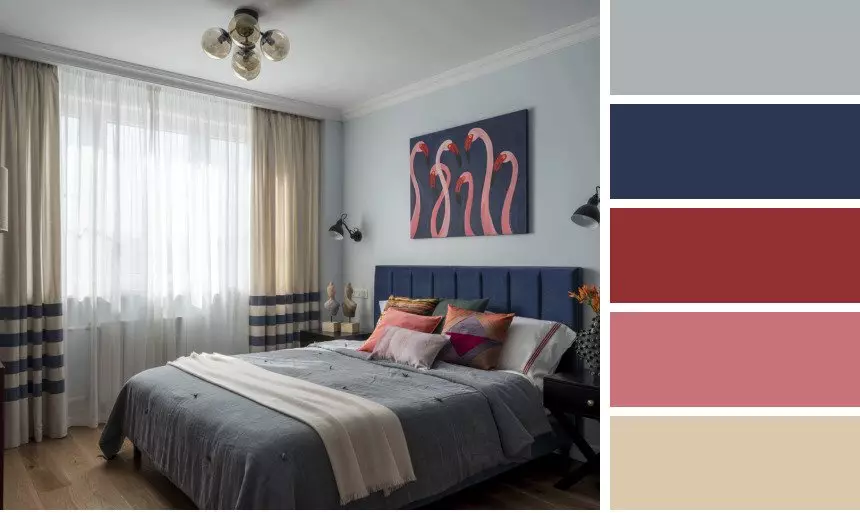 Foto: em estilo, quarto, guia, gama de cores para quarto, esquemas de cores para interior, anastasia kovalchuk, anna hakobyan, lauri irmãos, victoria skorobogatko - foto