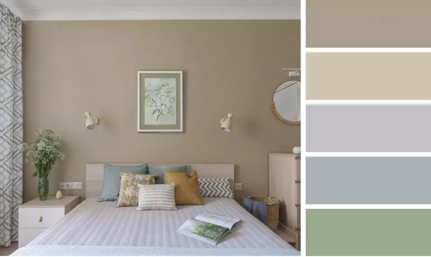 Foto: em estilo, quarto, guia, gama de cores para quarto, esquemas de cores para interior, anastasia kovalchuk, anna hakobyan, lauri irmãos, victoria skorobogatko - foto