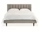 Letto claire 160x200 colore grigio-beige con meccanismo di sollevamento