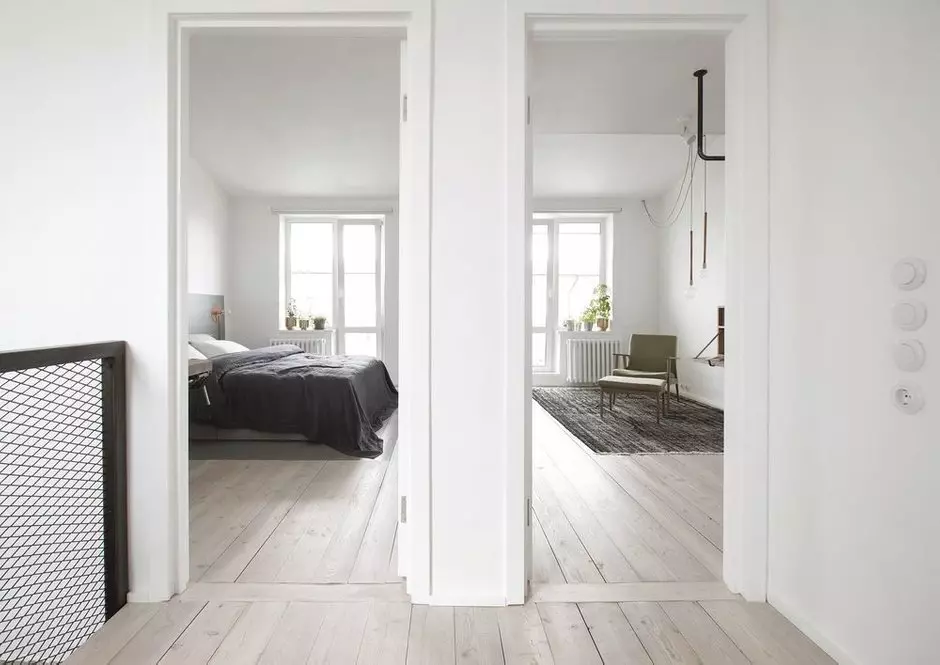 Foto: Makeup yn styl minimalisme, loft, moderne, projekt fan 'e wike, hûs en cottage, Stêdhûs, 3 keamers, 3 keamers, mear dan 90 meter, int2chorceitecture - Foto