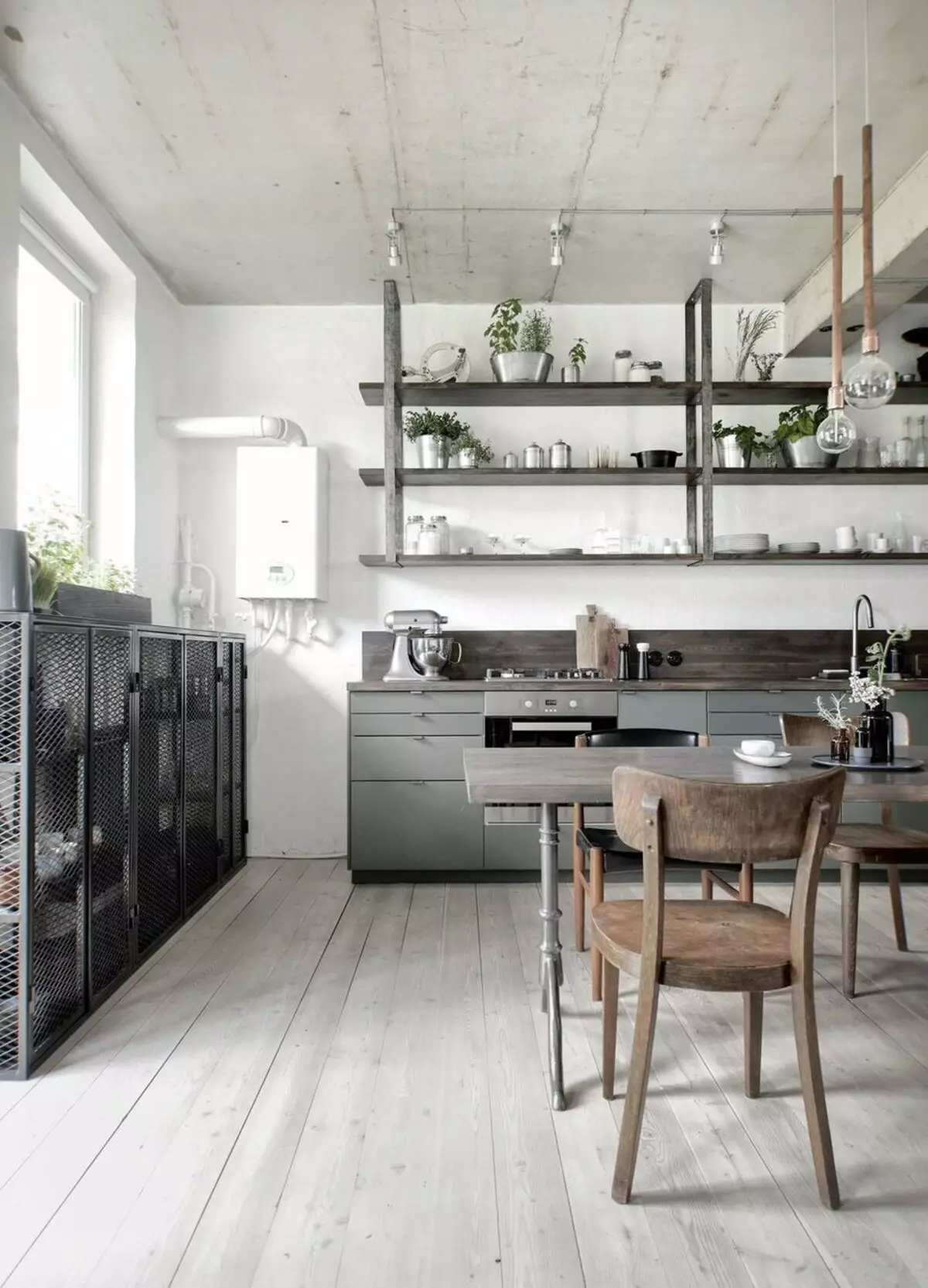 Foto: Keuken en ytkeamer yn loftstyl, modern, projektwike, hûs en Cottage, Stêdhûs, Leningrad-regio, 3 keamers, mear dan 90 meter, # hoe te beheinen, int2chorceitecture - Foto