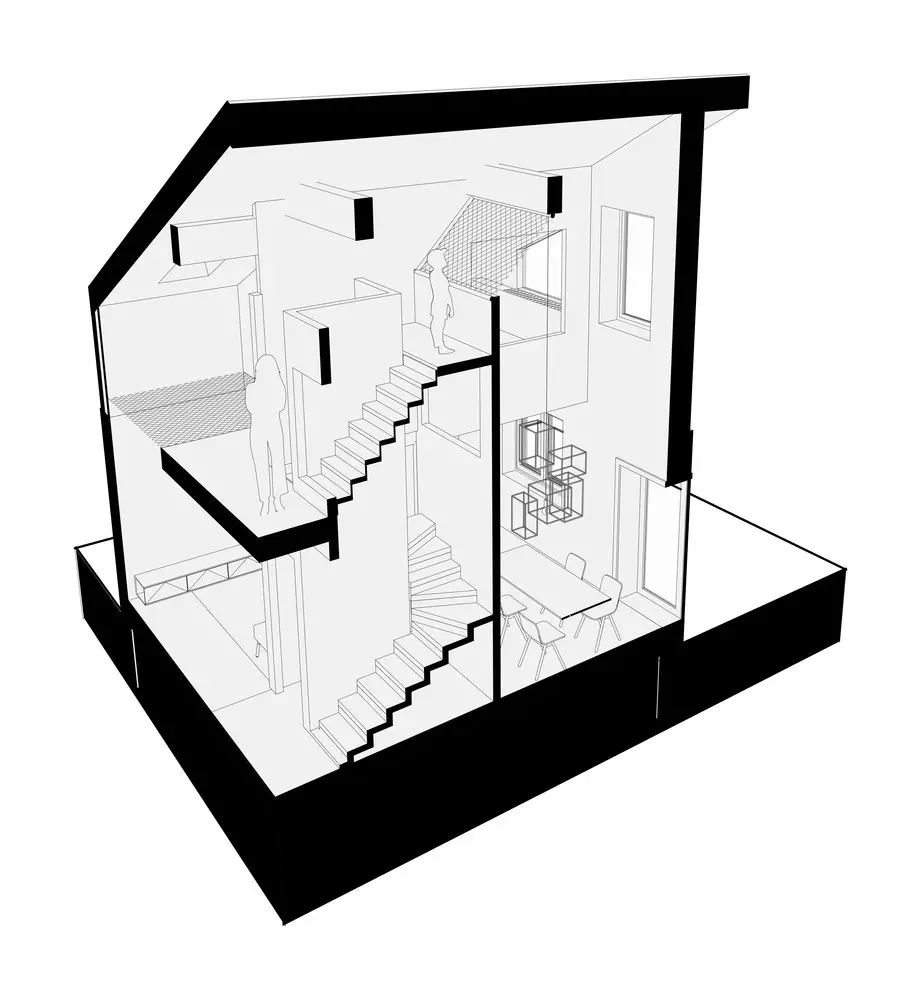 Dvoetažna kuća u Domodedovo: Ruetemple Project