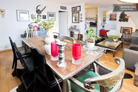 Foto: sala de estar em estilo moderno, decoração interior, apartamento pequeno, apartamento, casas e apartamentos, airbnb - foto