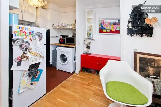 Foto: sala de estar em Provence e país, decoração interior, pequeno apartamento, apartamento, casas e apartamentos, Airbnb - foto