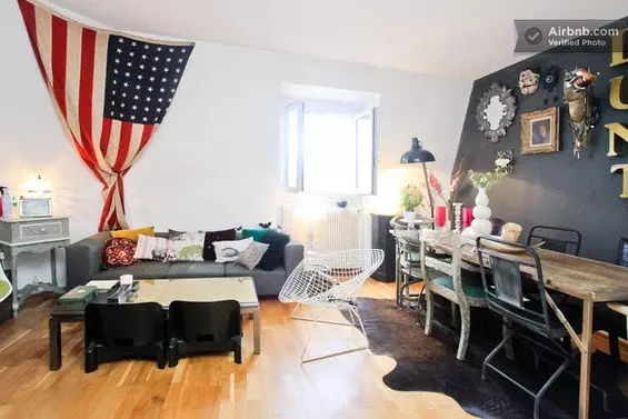 Foto: Loft møbler og lys, indretning, lille lejlighed, lejlighed, huse og lejligheder, Airbnb - Foto