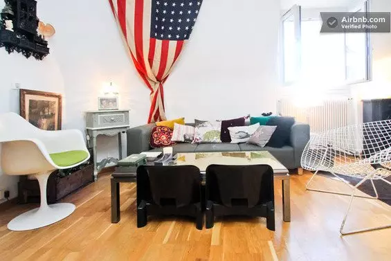 Foto: sala de estar em estilo leste, decoração interior, apartamento pequeno, apartamento, casas e apartamentos, Airbnb - foto