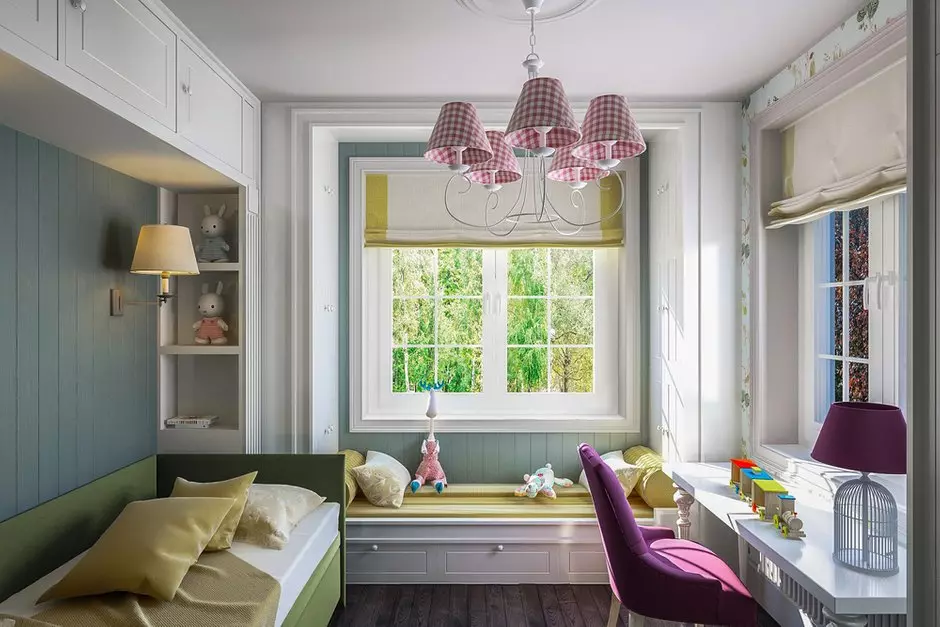 Photo: Children's in-style Provence and Country, classic, project of the week, house and cottage, Moscow region, Townhouse, Dmitry Korotsky, Victoria Kgorodskaya, Lab21studio, Duplex - Photo