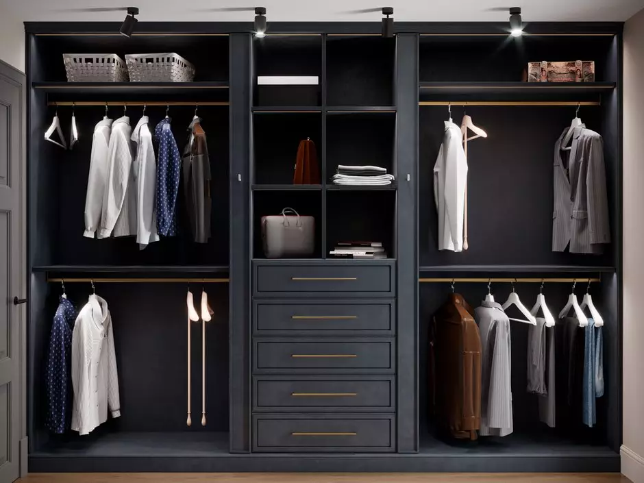 Foto: garderobe in modern, huis, project van de week, regio Moskou, 4 en meer, meer dan 90 meter, AIYA-ontwerp, prijs - foto