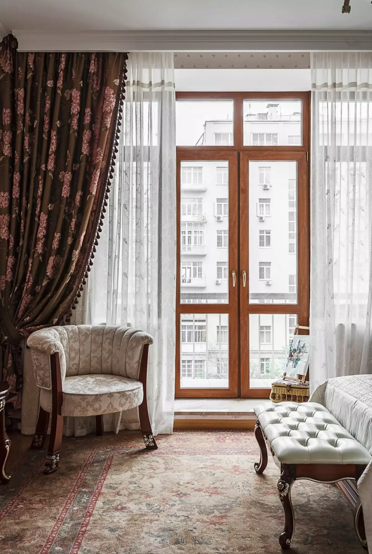 Photo: Bedroom in the style of classic, apartment, project of the week, Moscow, Sergey Krasyuk, ID Project, old fund, house on the embankment, 3 rooms, more than 90 meters - Photo