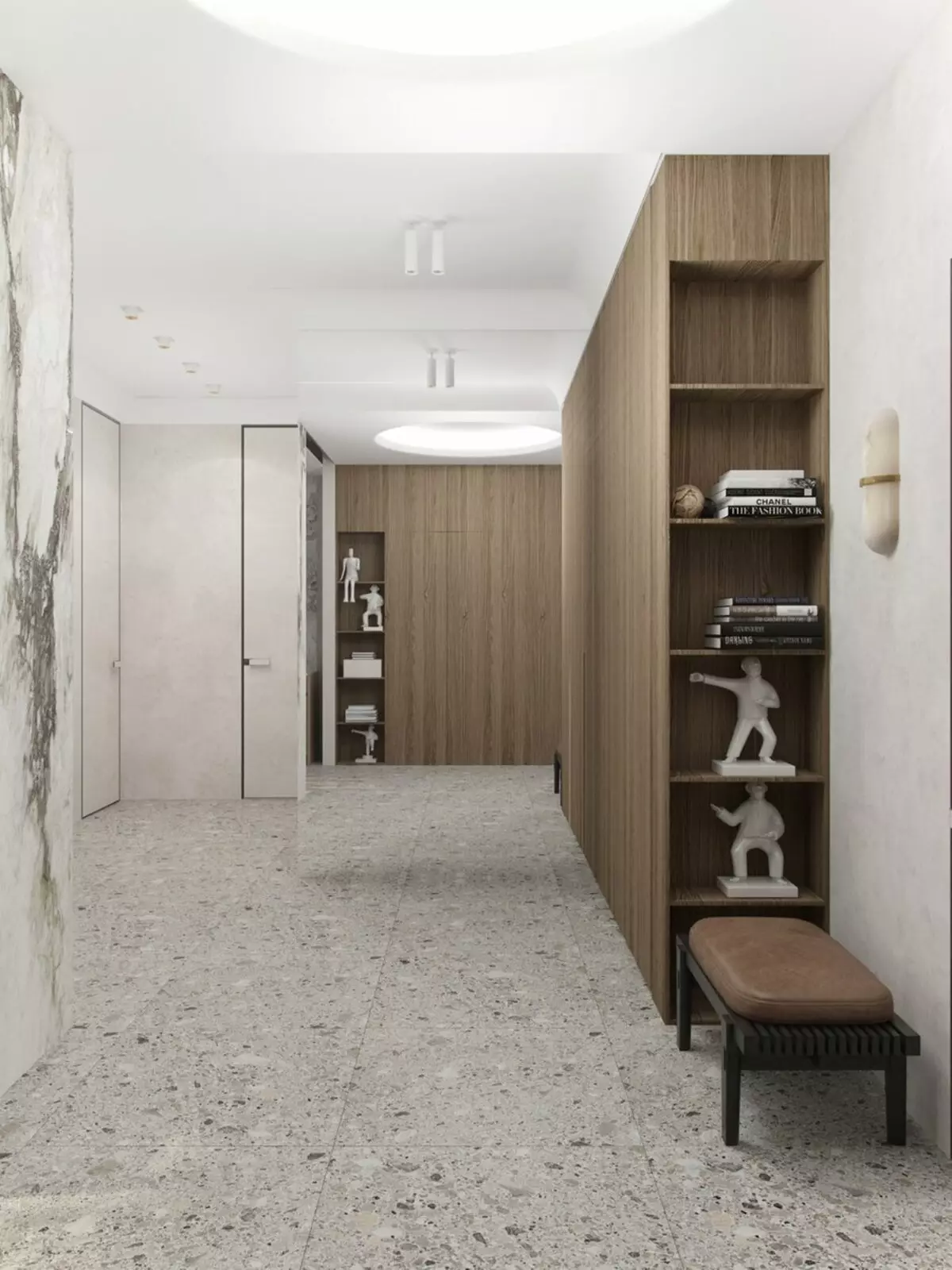 Photo: Hallway in the style of modern, apartment, project of the week, beige, 60-90 meters, Taupehome, Prize - Photo