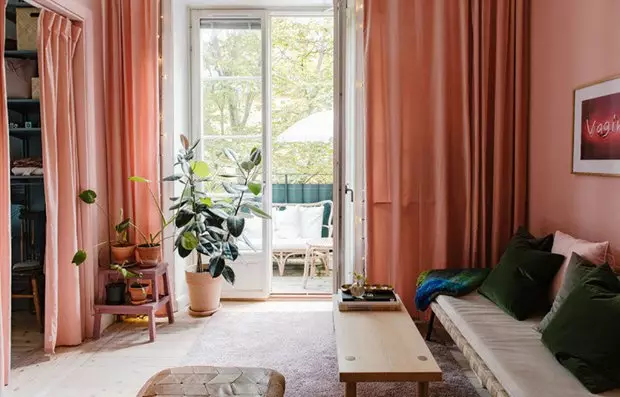 Foto: Woonkamer in Scandinavische stijl, gids, quadrum, pallage studio, Irina Yezhova - foto