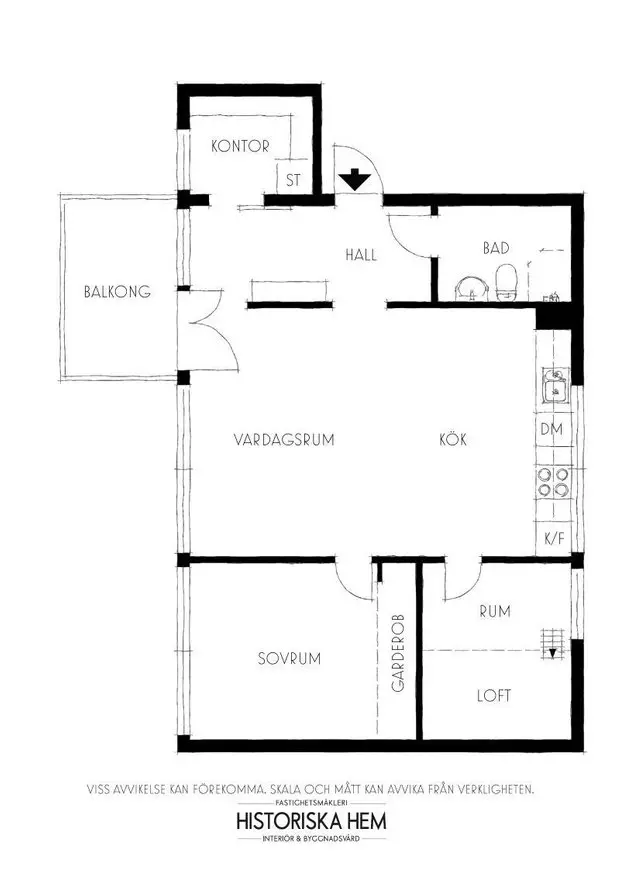 Larawan: Sa estilo, Scandinavian, moderno, apartment, tip, puti, kulay abo, asul, 3 kuwarto, 40-60 metro - larawan