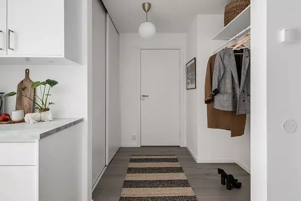 Setšoantšo: takatso ea mofuta oa Scandinavian, folete, folete, e tšoeu, e le 'ngoe, beige, beters - foto