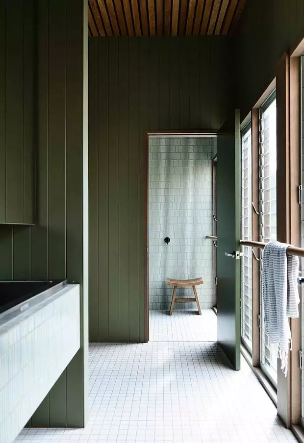 Foto: Badrum i Provence och Country Style, Minimalism, Grön, Brun, Eco, Hus och Stuga - Foto