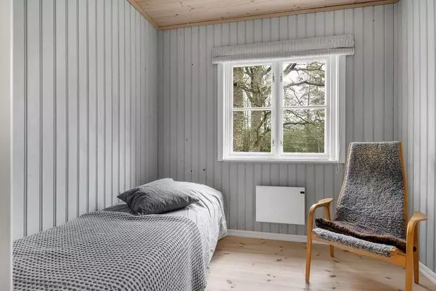 Foto: Bilik Tidur dalam Provence dan Gaya Negara, Scandinavia, Rumah, Putih, Minimalisme, Merah, Kelabu, Rumah dan Cottage, 40-60 Meter - Foto