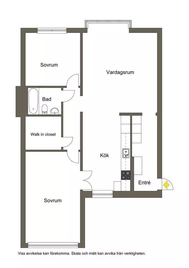 Foto: Planifikimi i stilit, klasik, dekor i brendshëm, apartament, Suedi, të bardhë, të kuqe, gri, 2 dhoma, më shumë se 90 metra - foto