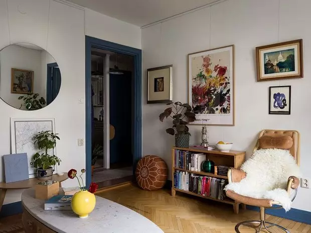 Foto: Stil, Skandinavier, Wohnung, Tipps, Weiß, Blau, Grau, 1 Zimmer, bis zu 40 Meter - Foto