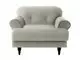 Italia armchair light grey