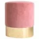 Puf pane Brass Madone pink ruvara