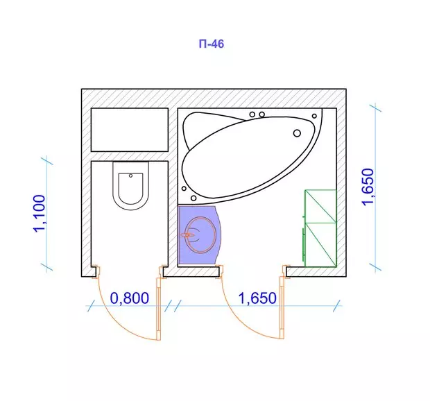 Foto: Oare yn styl, appartemint, huzen en apparteminten, tips, P-46, P-111m, en-155, II-03, Copet Sail - Foto