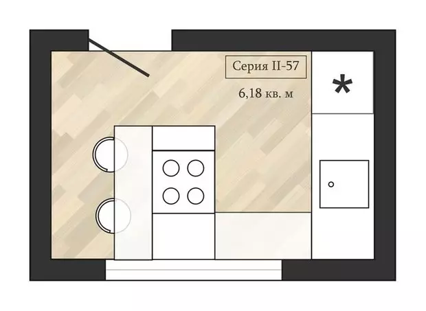 Planificación da cociña na serie II-57