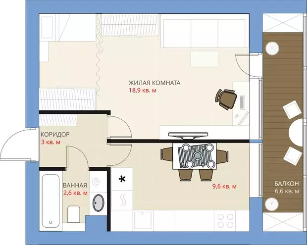 Litrato: Pagplano sa estilo, pag-usab sa Estilo, ug-522a, Anastasia Kiseva, Maxim Jaraev, Panel House - Litrato