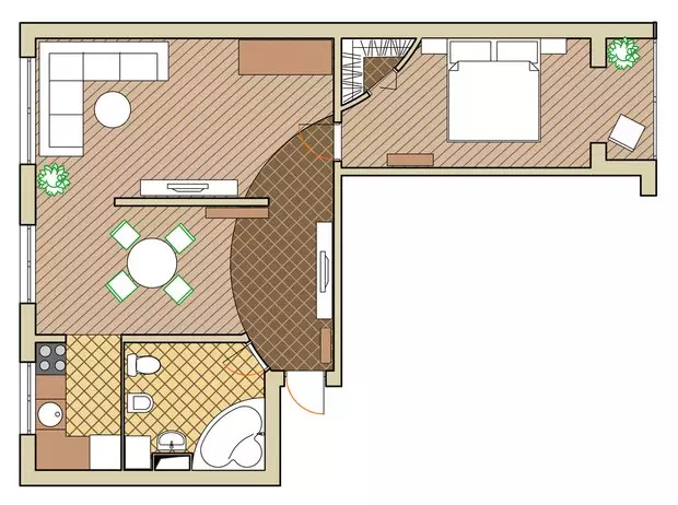 Mynd: Annað í stíl, lítill íbúð, íbúð, hús og íbúðir, redevelopment, breyting, II-49 - mynd