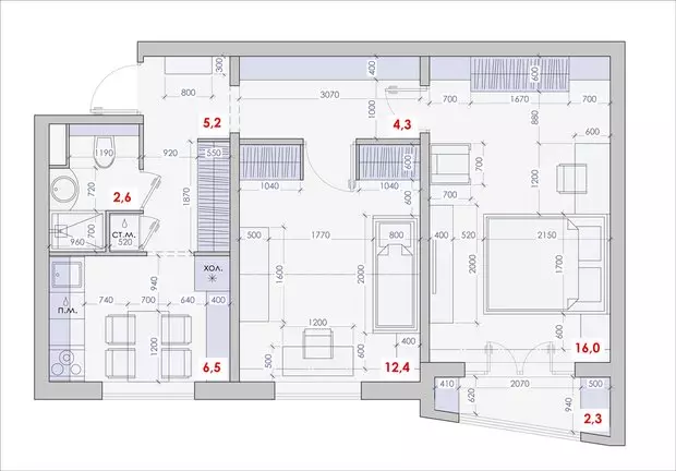 3 ideje Kako opremiti majhen gumb za družino z otroki 275237_3